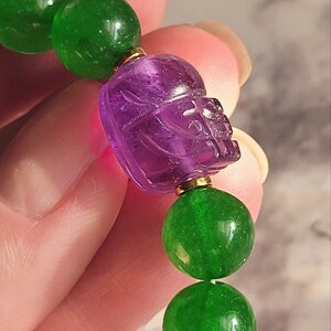 Feng Shui Pixiu Bracelet Amethyst Pi Yao Chinese Dragon - Etsy