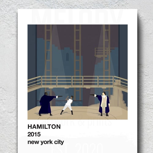 Hamilton Musical Poster Hamilton Broadway Musical Aaron - Etsy