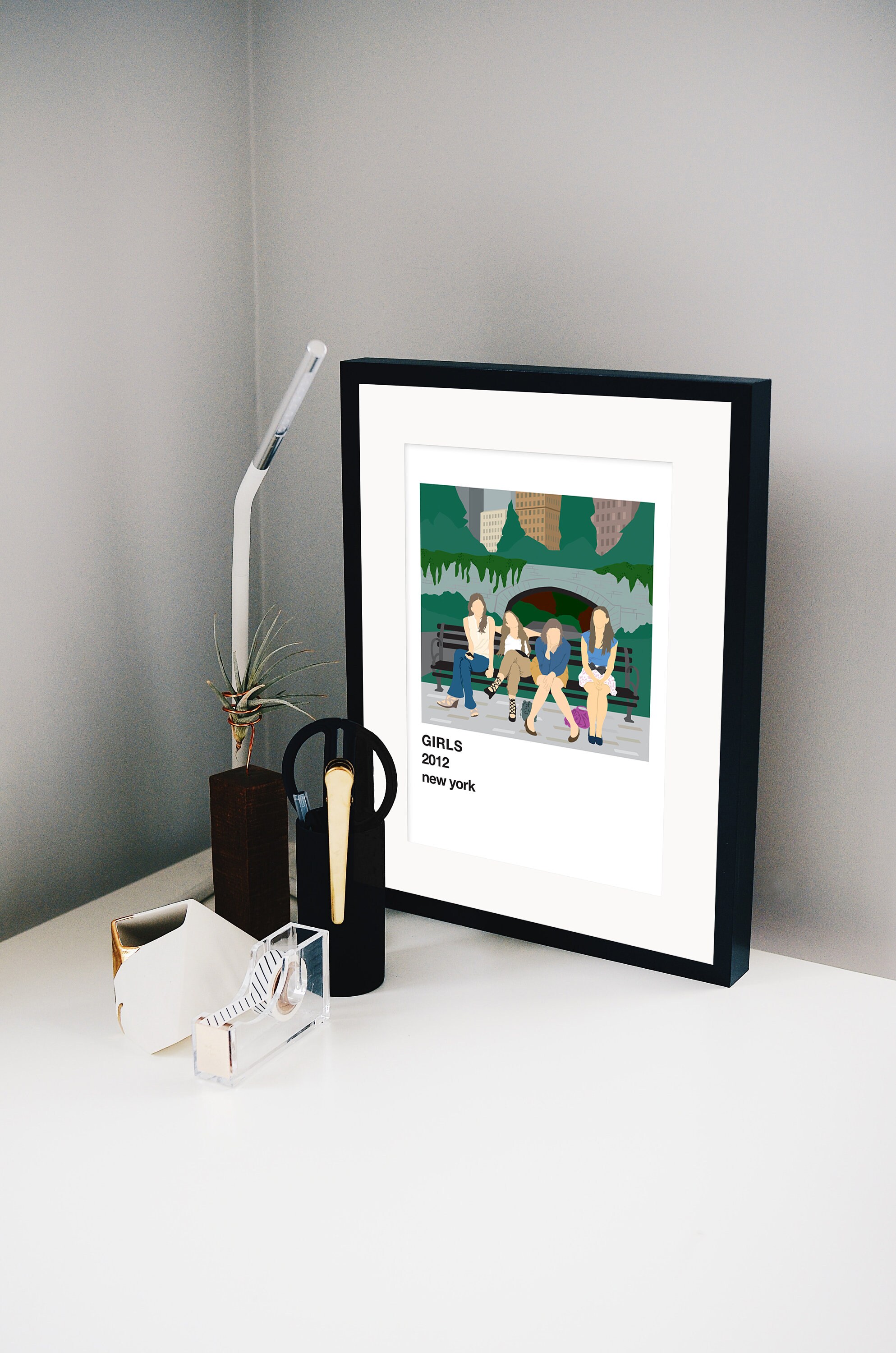 Girls TV Poster Art Print A4 Paper print. Gallery Wall Art. | Etsy