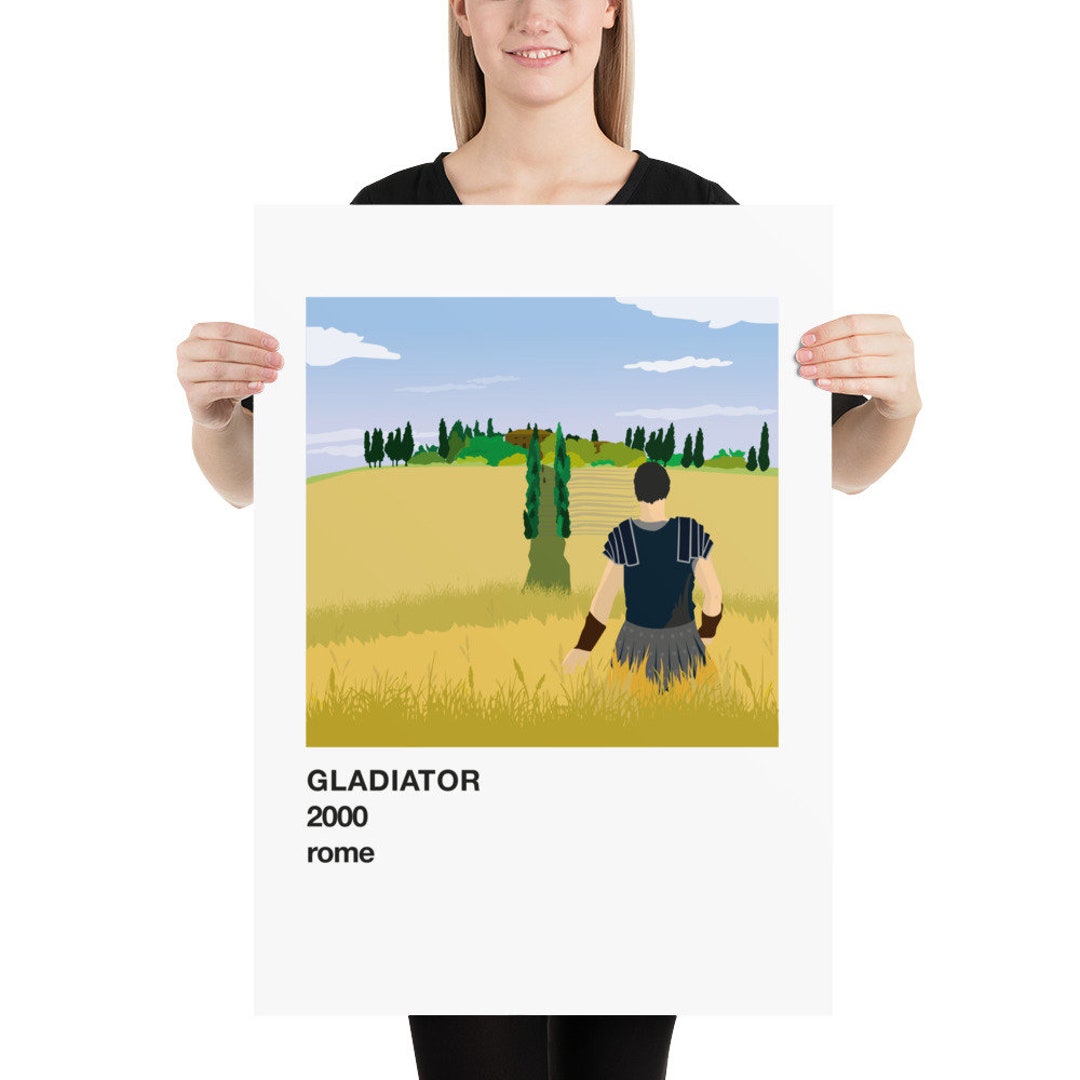Gladiator Movie Art Print Poster - 3 Sizes Available - A4 - A3 - A2 - Etsy