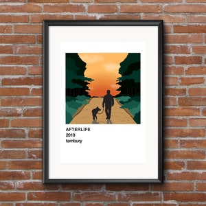 Afterlife TV Show Art Print Poster 3 Print Sizes Available A4 A3 A2 - Etsy