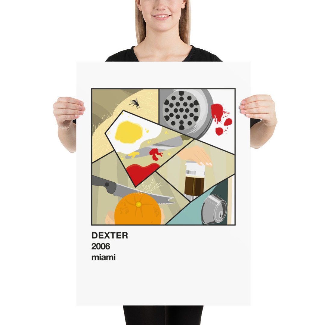 Dexter TV Show Art Print Poster - 3 Sizes Available - A4 - A3 - A2 - Etsy