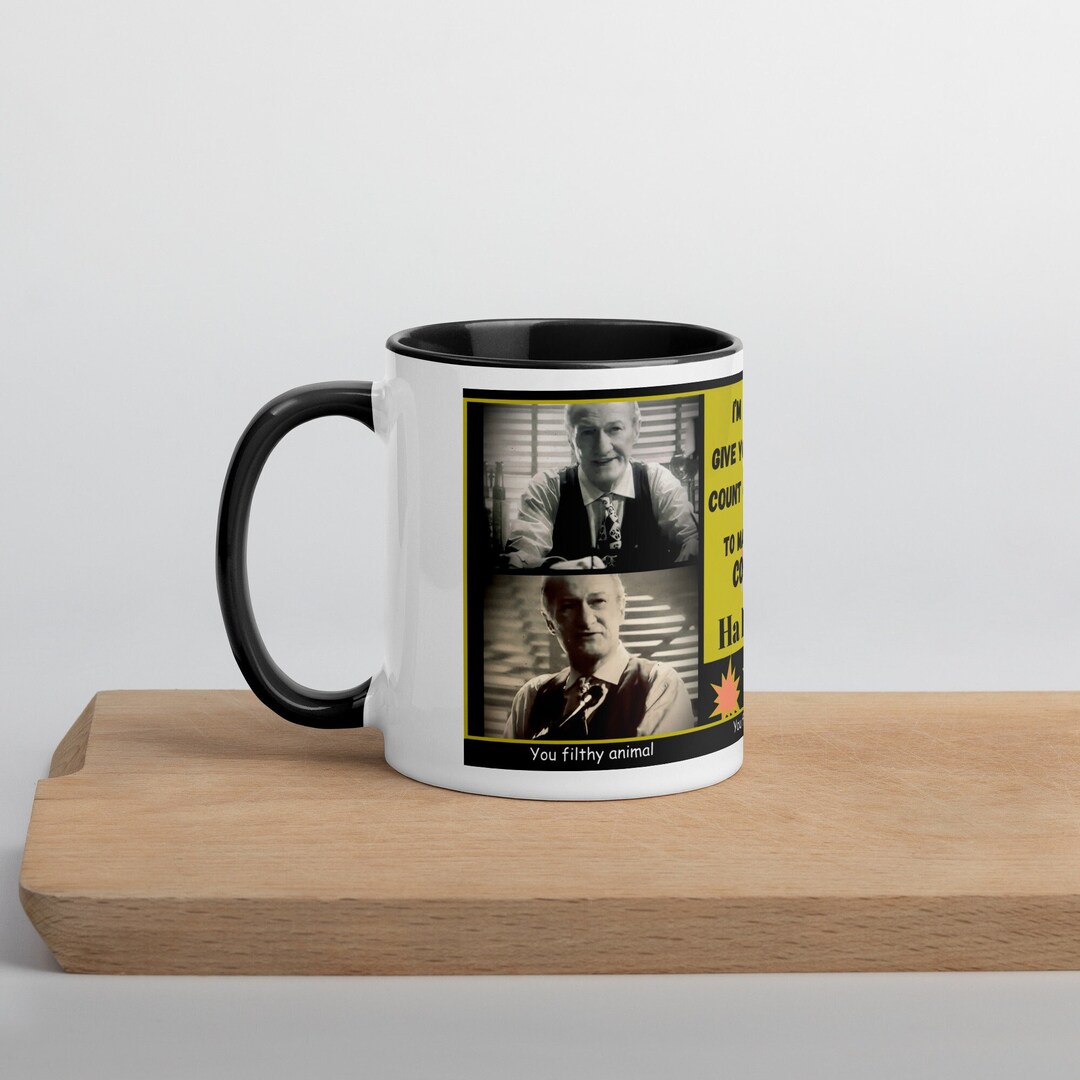 Gangster 'johnny' Home Alone Mug With Colour Inside - Etsy