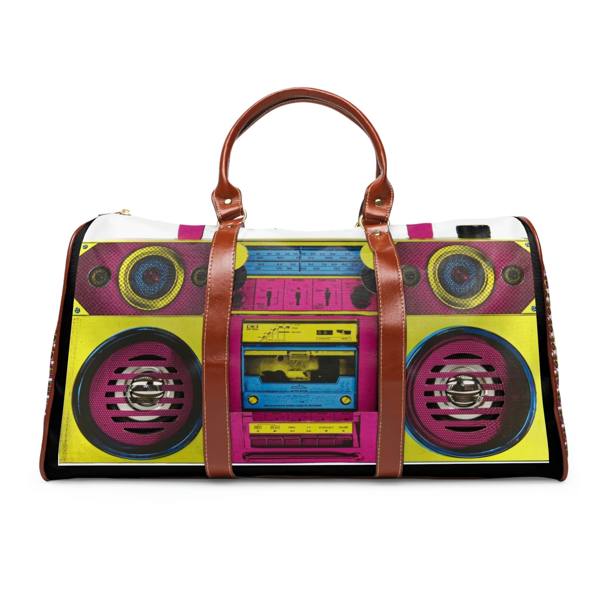 Waterproof Travel Bag Boombox Retro Sound System by Pistol Wit Design ...