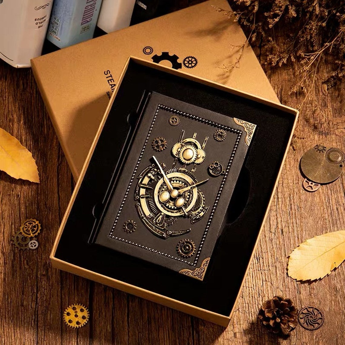 Steampunk Journal Steampunk Notebook Steampunk Leather - Etsy
