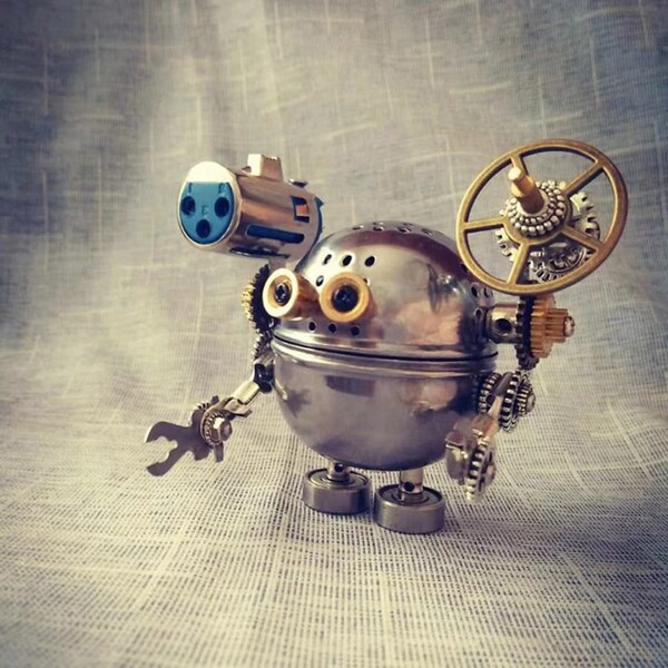 Minions Robot Statue Steampunk Mechanical Statue Steampunk Robots ...