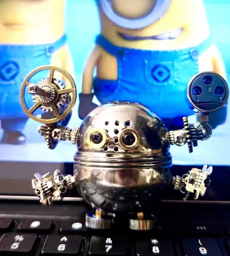 Minions Robot Statue Steampunk Mechanical Statue Steampunk - Etsy UK