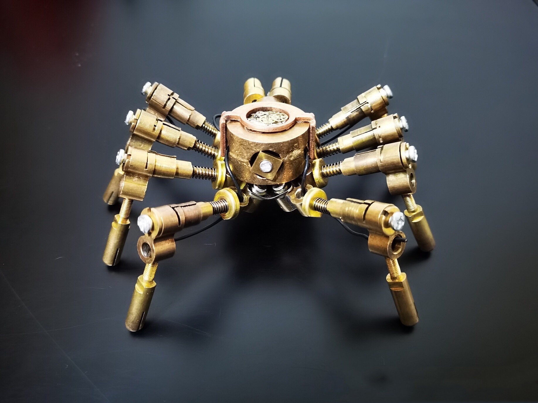 Steampunk Spider Statue Handmade Metal Spider Figurine - Etsy