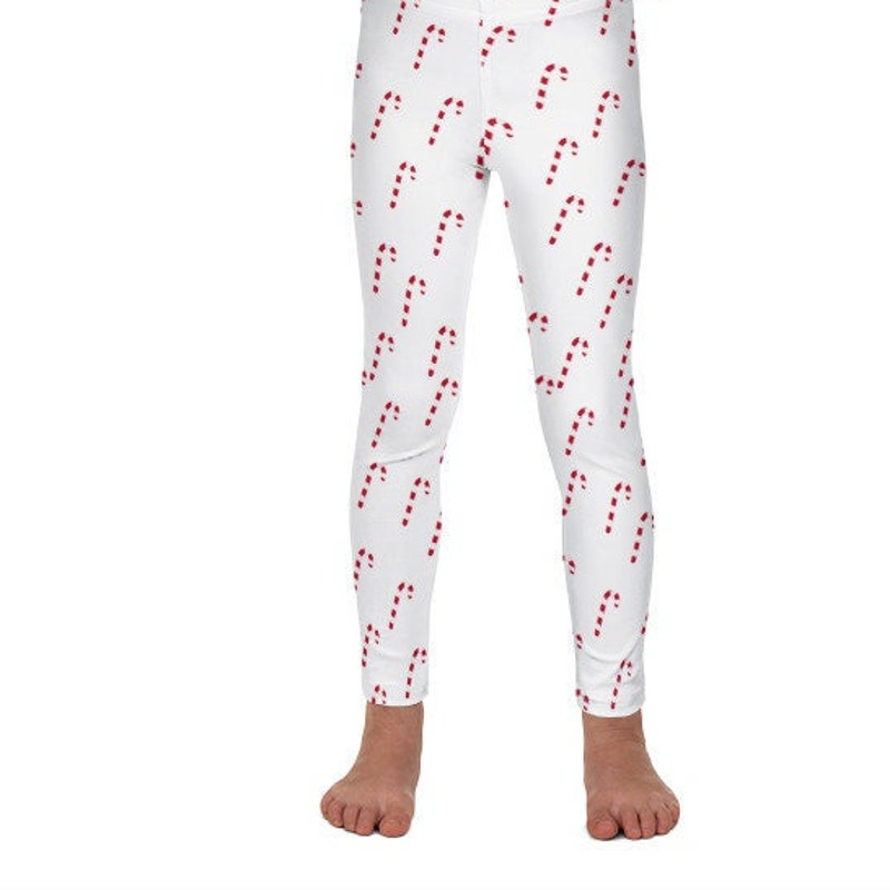 Candy Cane Leggings - Etsy