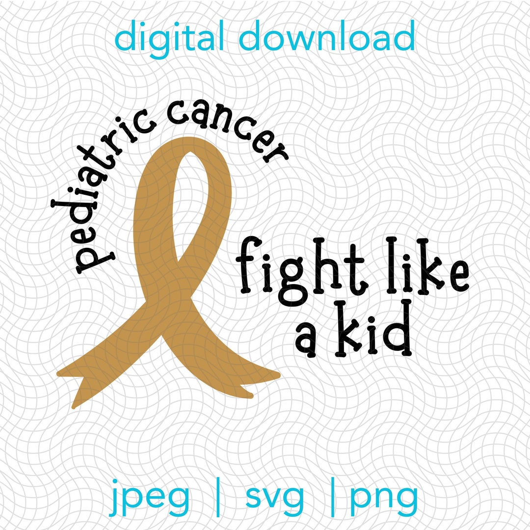Pediatric Cancer Awareness Design Bundle | SVG PNG JPEG | for Cricuit ...