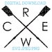 Rowing Crew Crossed Oar Digital Download SVG PNG JPEG for Cricuit ...