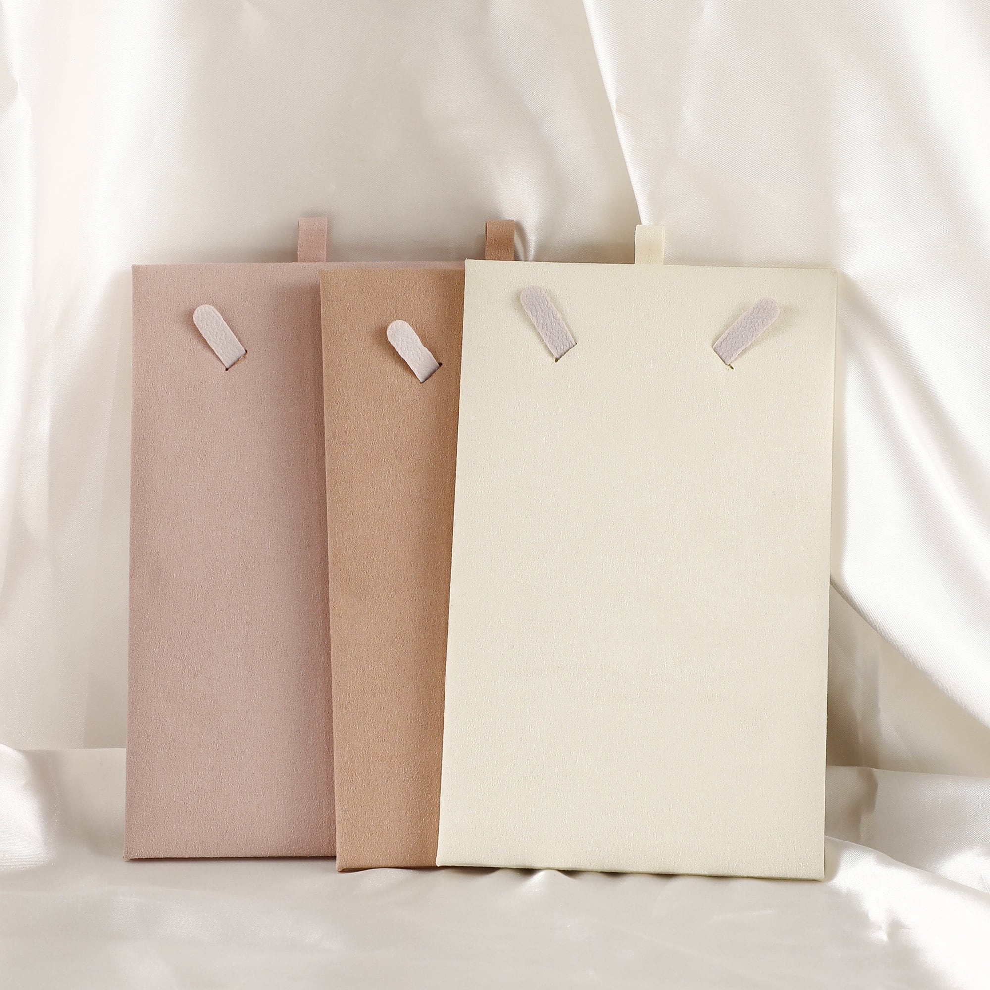 Personalized Cream Microfiber Necklace Gift Bag, Jewelry Display - Etsy ...