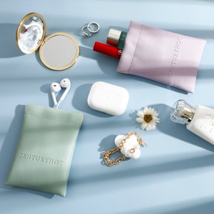 Coin Purse Faux Leather Bag Spring Buckle Multicolor Coin Purse Jewelry ...