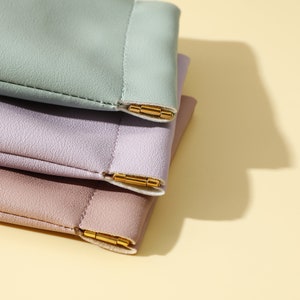 Coin Purse Faux Leather Bag Spring Buckle Multicolor Coin Purse Jewelry ...