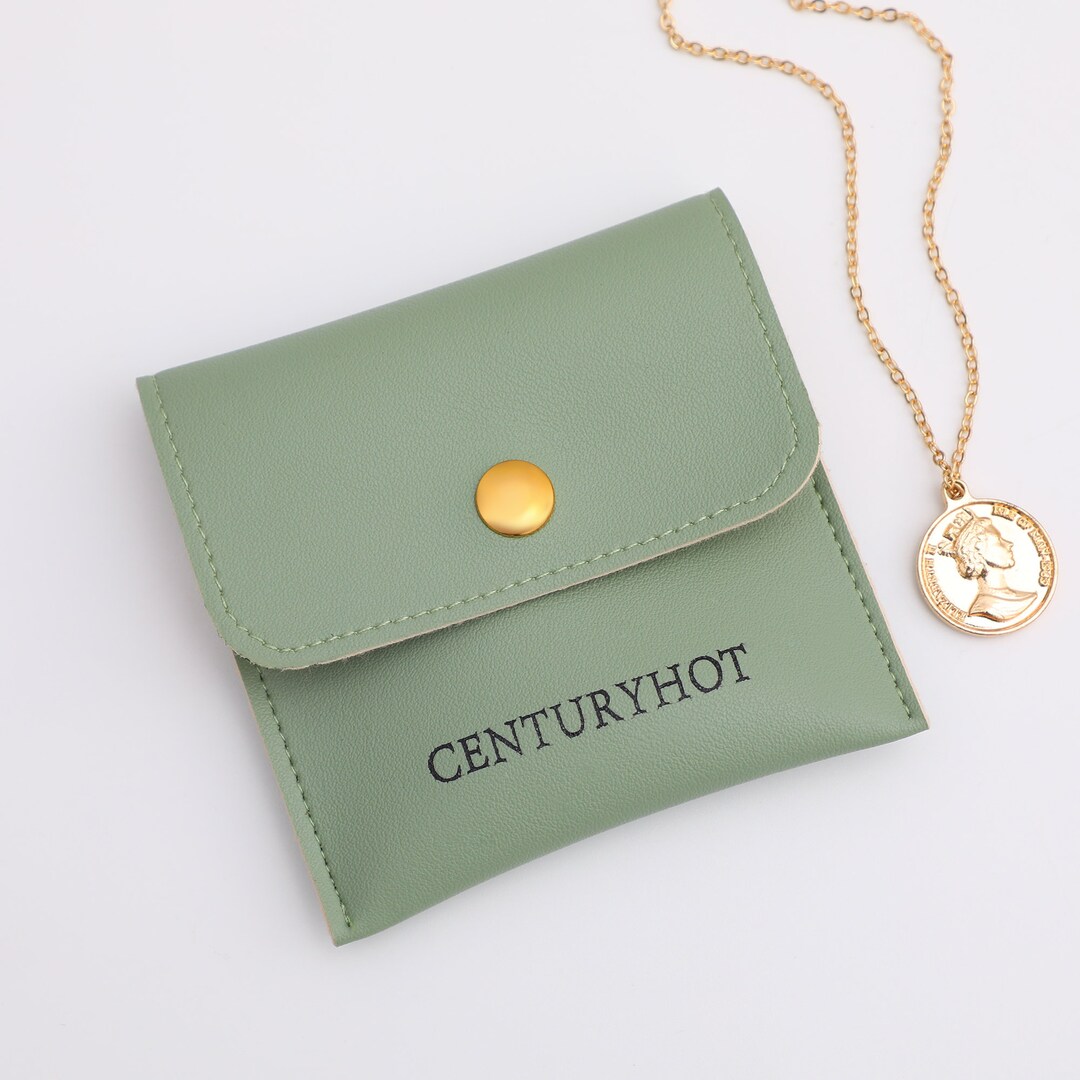 50 Custom Jewelry Packaging Bags Snap Button Bag Custom Logo - Etsy