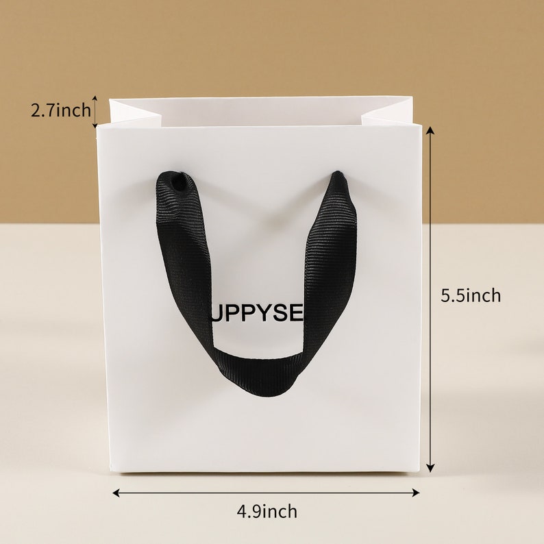 Custom Logo Paper Gift Bags, Retail Packaging - Etsy