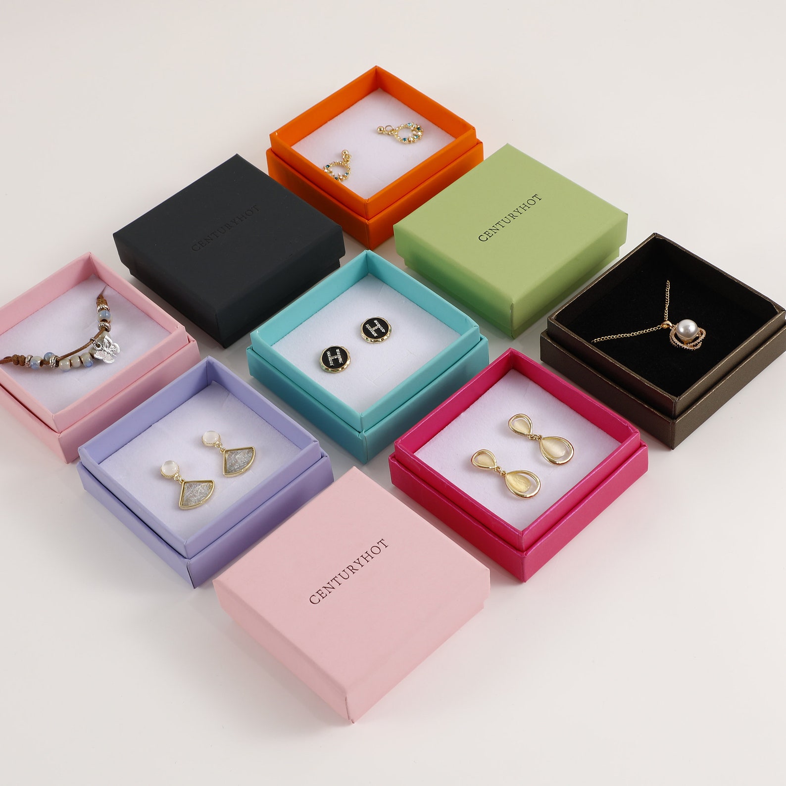 Custom Logo Jewelry Box, Chic Ring/necklace Gift Box - Etsy