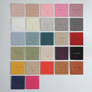 50 Ivory Color Custom Personalized Embossed Logo Printing Microfiber ...