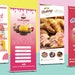 Bakery Retractable Banner, Dessert Shop Banner Stand, Bakery Business ...
