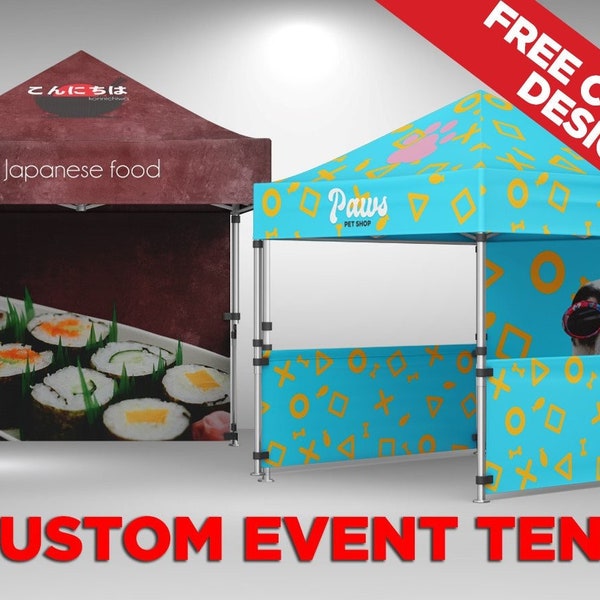 10x10 Canopy Banner - Etsy