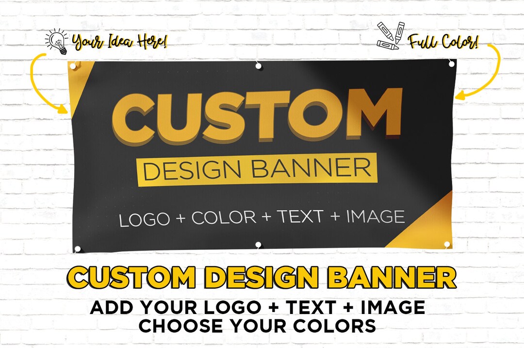 Custom Business Banner Free Design, Small Business Vinyl Banner ...