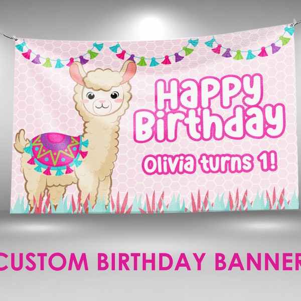 Llama Banner - Etsy