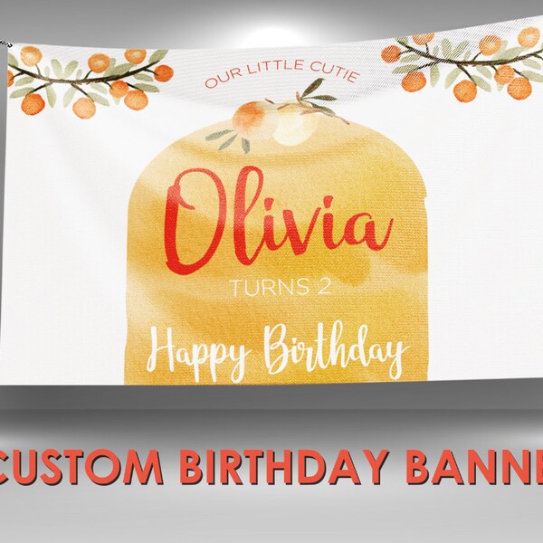 Orange Birthday Decorations - Etsy