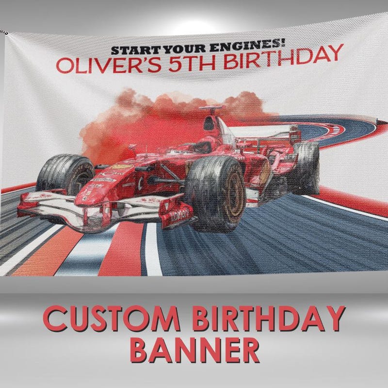 F1 Birthday Theme Decor - Etsy