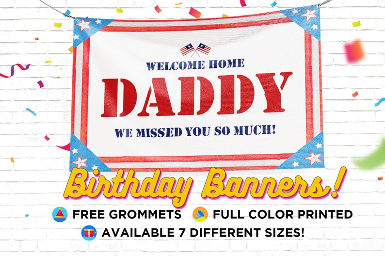 Welcome Home Sign, Welcome Home Banner, Military Vinyl Banner, Welcome ...