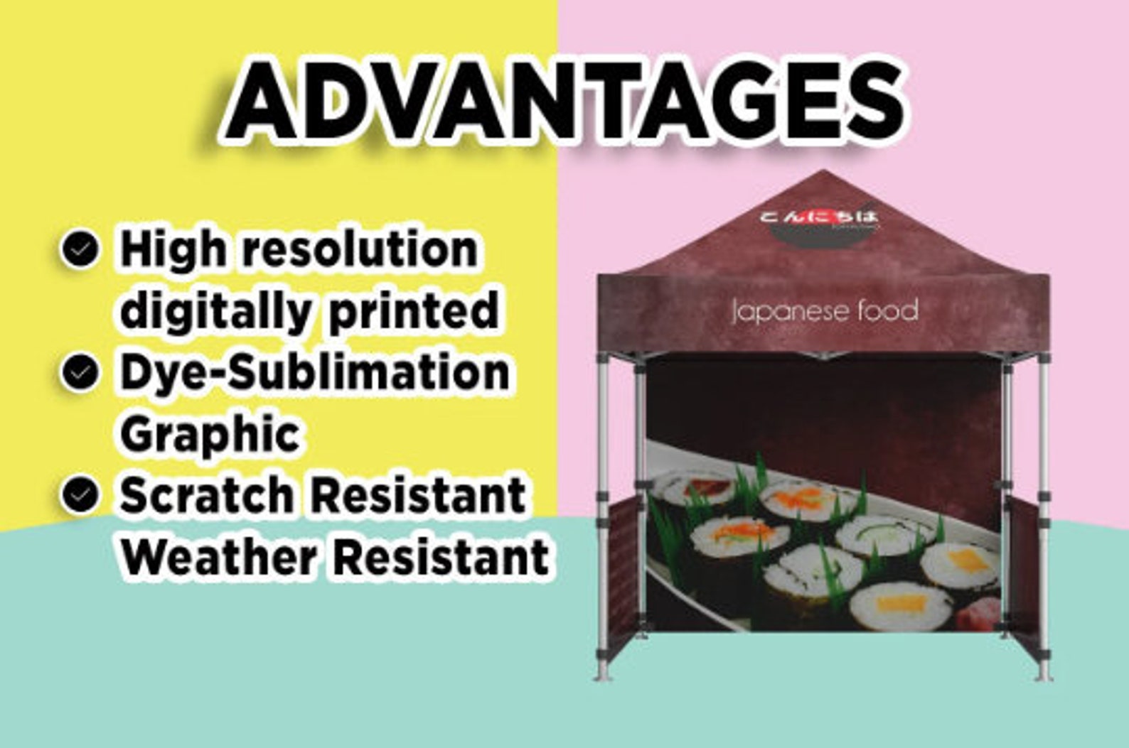 Custom Canopy Tent, Bakery Business Sign, Custom Pop up Canopy Bakery ...