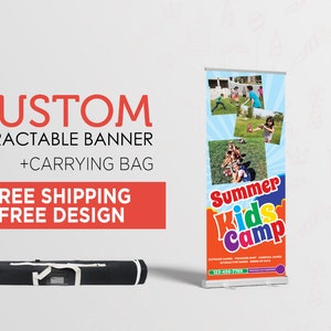 Retractable Banner Summer Camp, Stand Banner for Business, Kids Camp ...