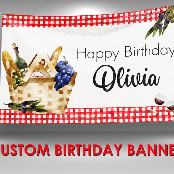 Custom Picnic Banner - Etsy