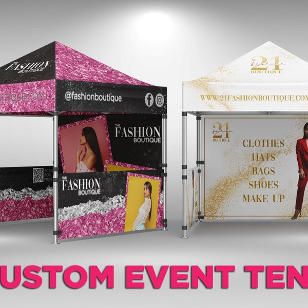 Pop up Tent Banner - Etsy