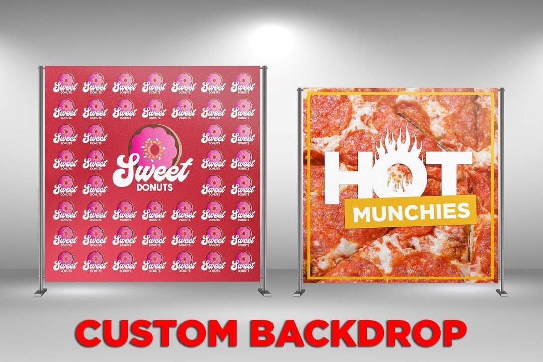 Custom Logo Backdrop Event Photo Backdrop Step and Repeat - Etsy