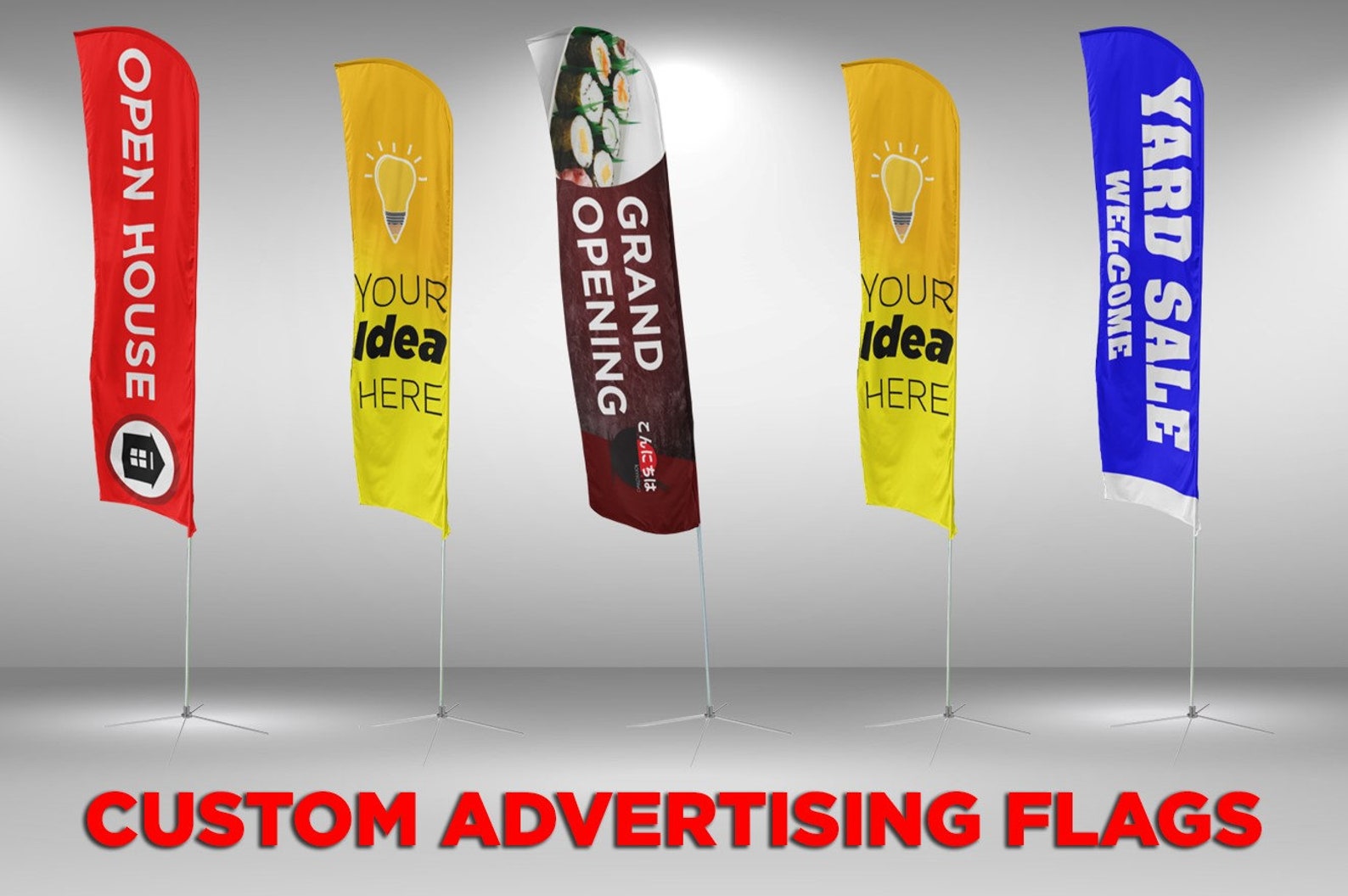 Feather Flag Banner Advertising Flag Personalized Flags | Etsy