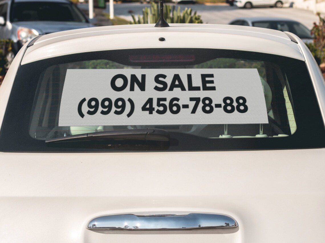One Way Vision Perforated Vinyl, Window Privacy Film for Business ...