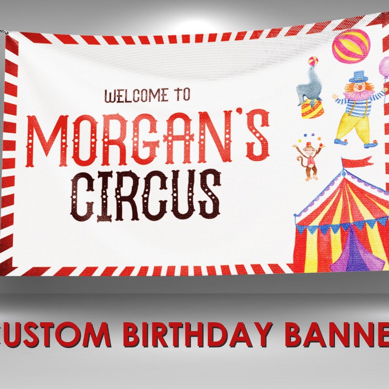 Circus Banner - Etsy