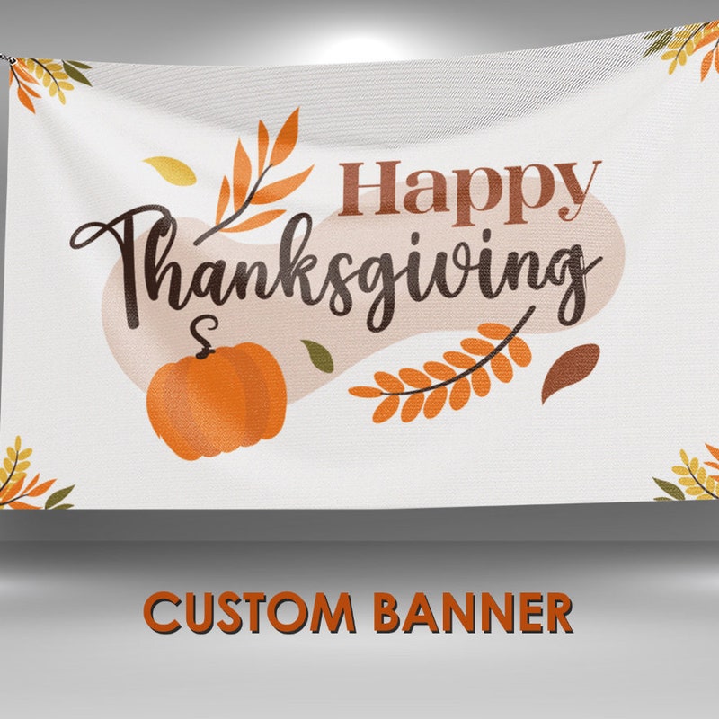 Thanksgiving Banner - Etsy