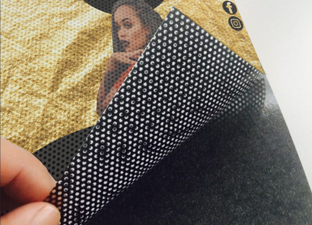 One Way Vision Perforated Vinyl, Window Privacy Film for Business, Custom Window One Way Vision ...