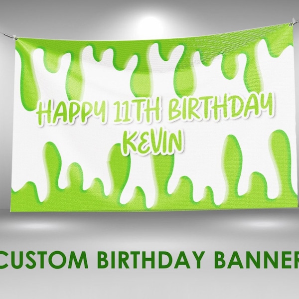 Slime Banner - Etsy