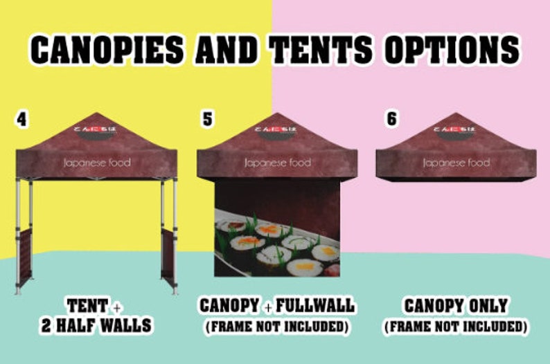 Custom Canopy Tent Pop up Canopy Banner Beauty Business - Etsy