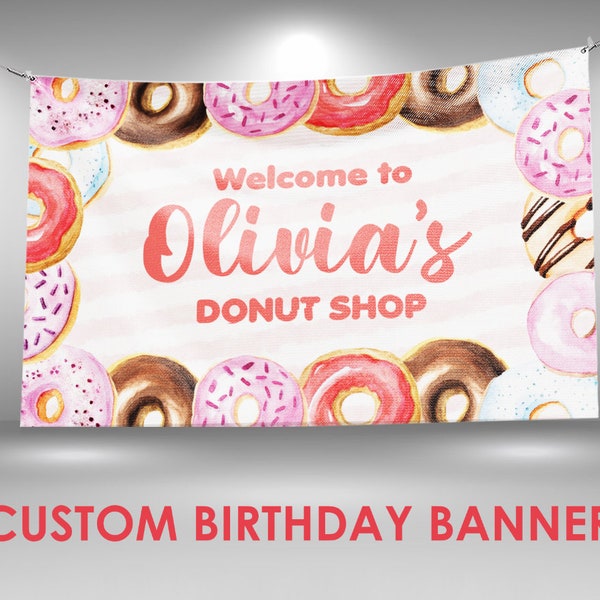 Donut Banner - Etsy