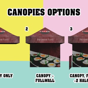 Custom Canopy Tent Top Cover, Tent Banner Cover Only, Canopy Custom ...