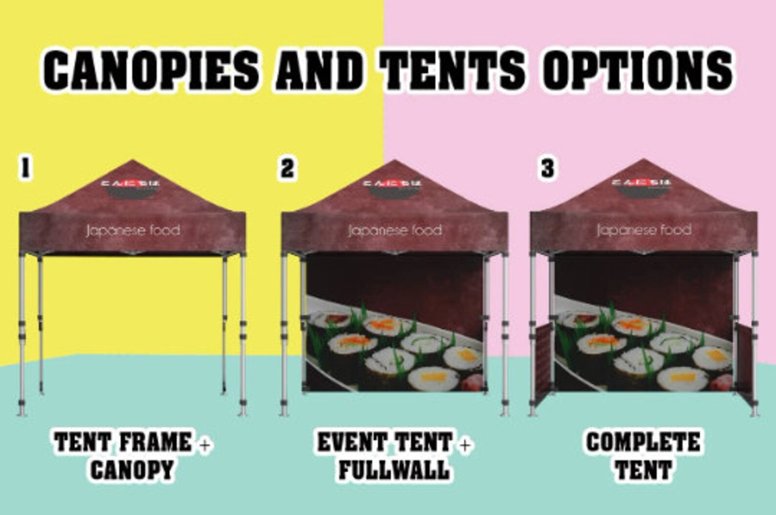 Custom Canopy Tent, Bakery Business Sign, Custom Pop up Canopy Bakery ...