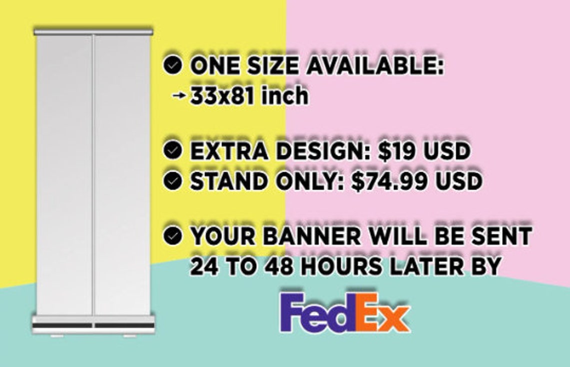 Bakery Retractable Banner, Dessert Shop Banner Stand, Bakery Business ...