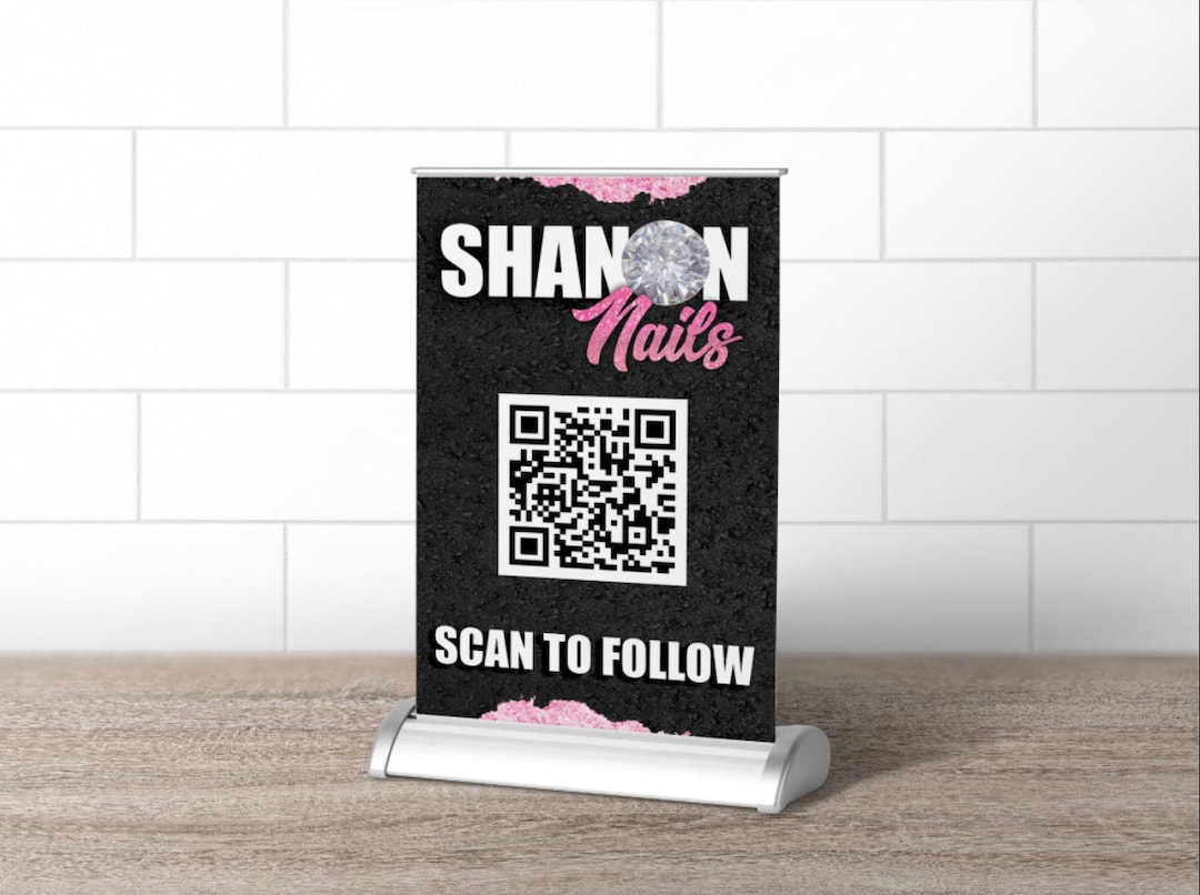 Custom Table Top Retractable Banner, Table Banner Logo, Business Table ...