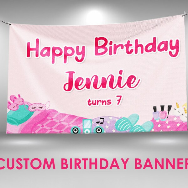 Pajama Party Banner - Etsy