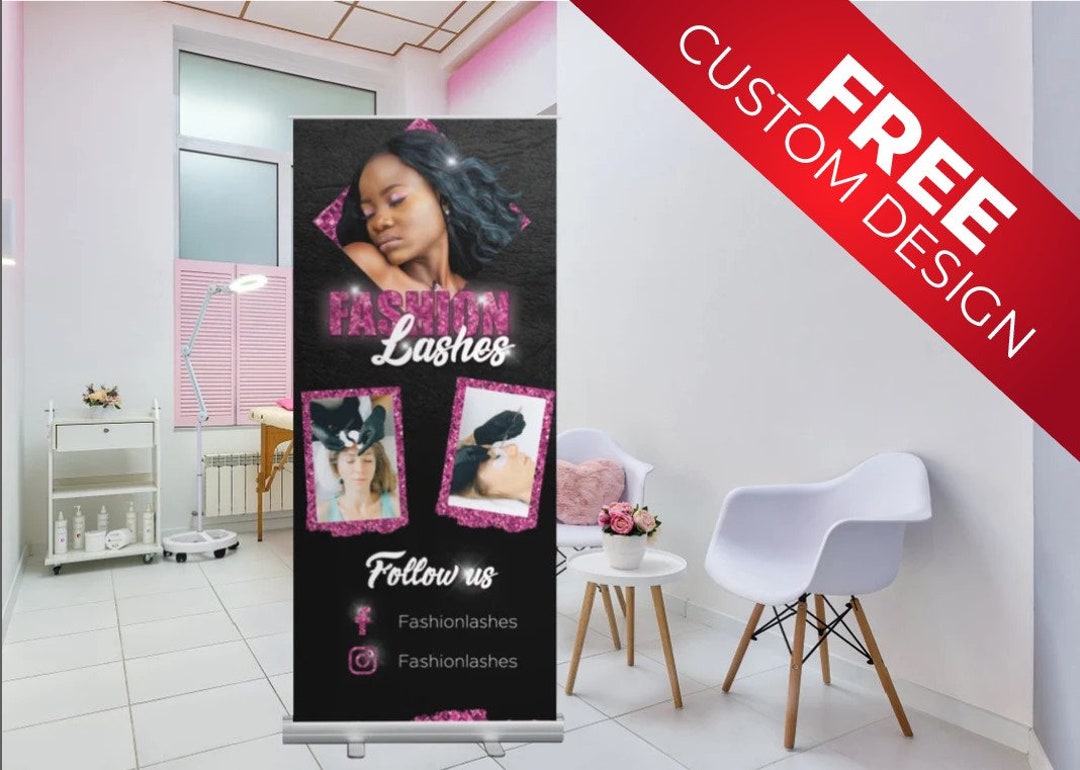 Retractable Banner, Lash Banner Roll up Banner Stand, Business Sign ...