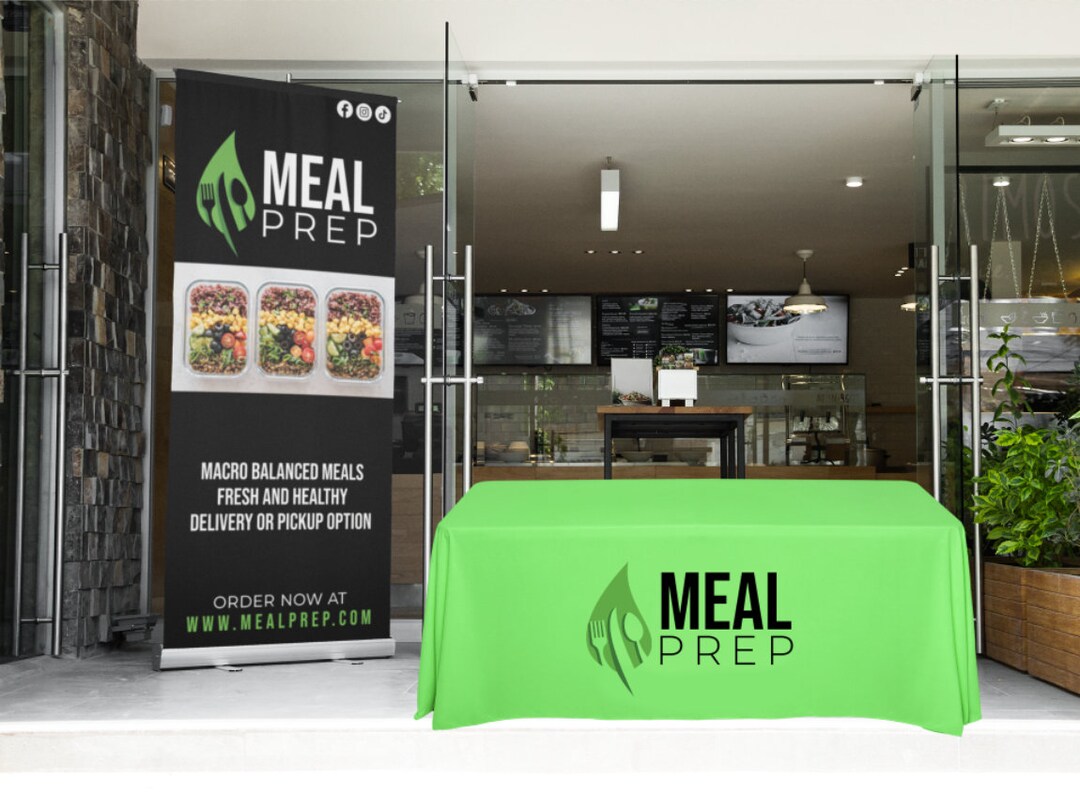 Retractable Banner, Business Stand Banner and Tablecloth With Logo ...