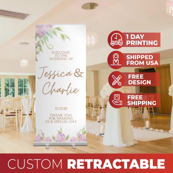 Just Married Banner Template